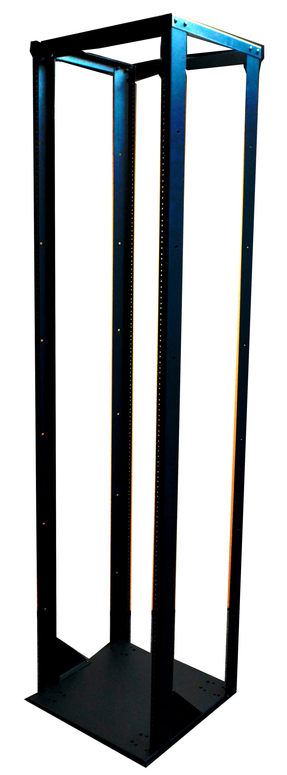 7Ft 4-Post 19″ Open Frame Lte Steel Floor Rack, 45U, Black – American ...