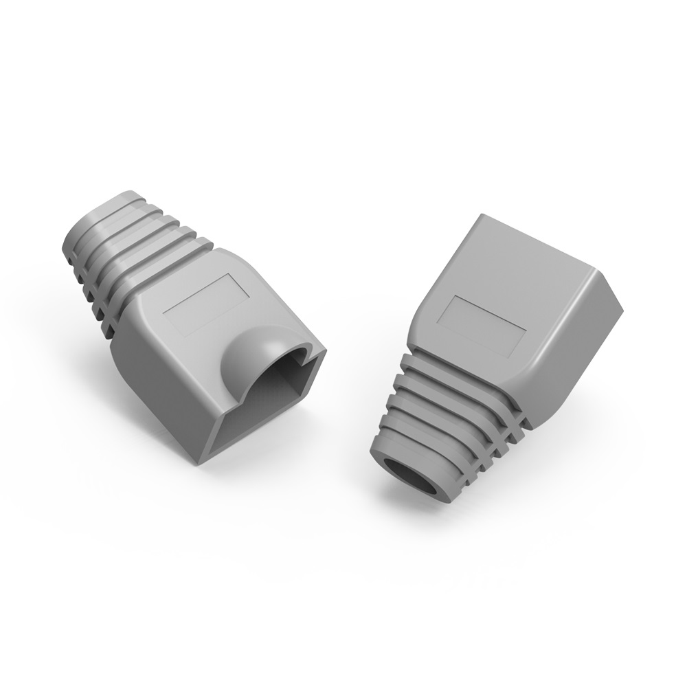 Color Boots for RJ45 Plug Gray 100pk SKU: ATDS101301GY - American ...