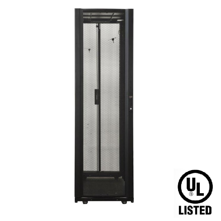 42U Server Rack Enclosure with Front/Rear Vented Doors 42" Depth SKU ...