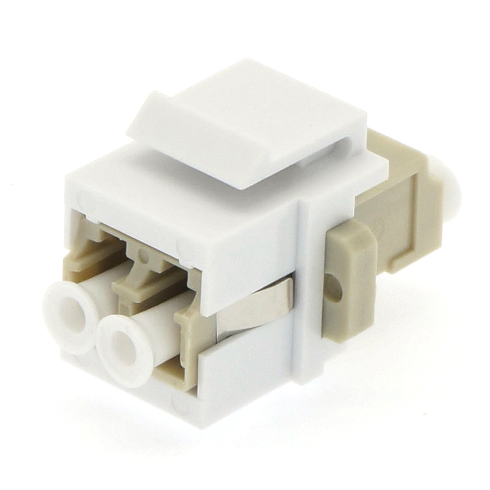 Keystone Jack LC/UPC Multimode Duplex Ivory SKU: ATDS105363 - American ...