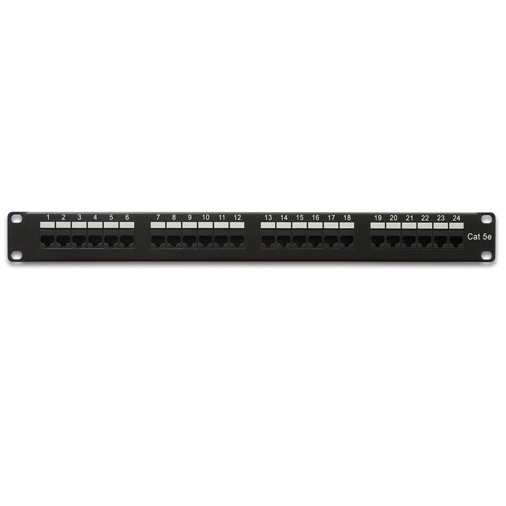 24-Port CAT 5E 110 Type Patch Panel Rackmount - American Teledata Store
