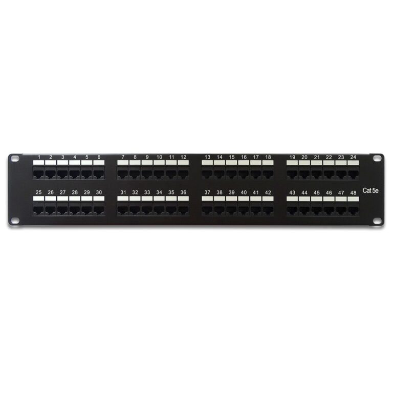 Signamax - 24-Port CAT 5E Patch Panel T568A/B Wiring - American ...