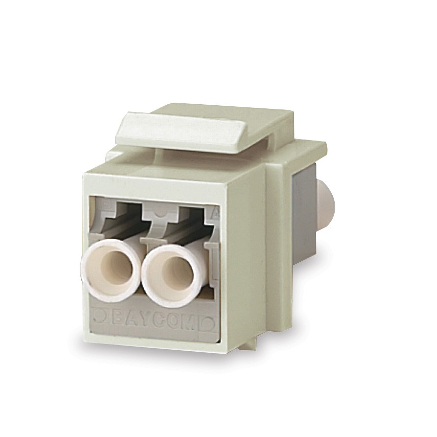 Signamax - LC Duplex MM Fiber Keystone Module, Ivory - American ...