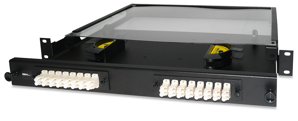 Signamax - 2-Module Rack Mount Fiber Optic Enclosure, 1RMU - American ...