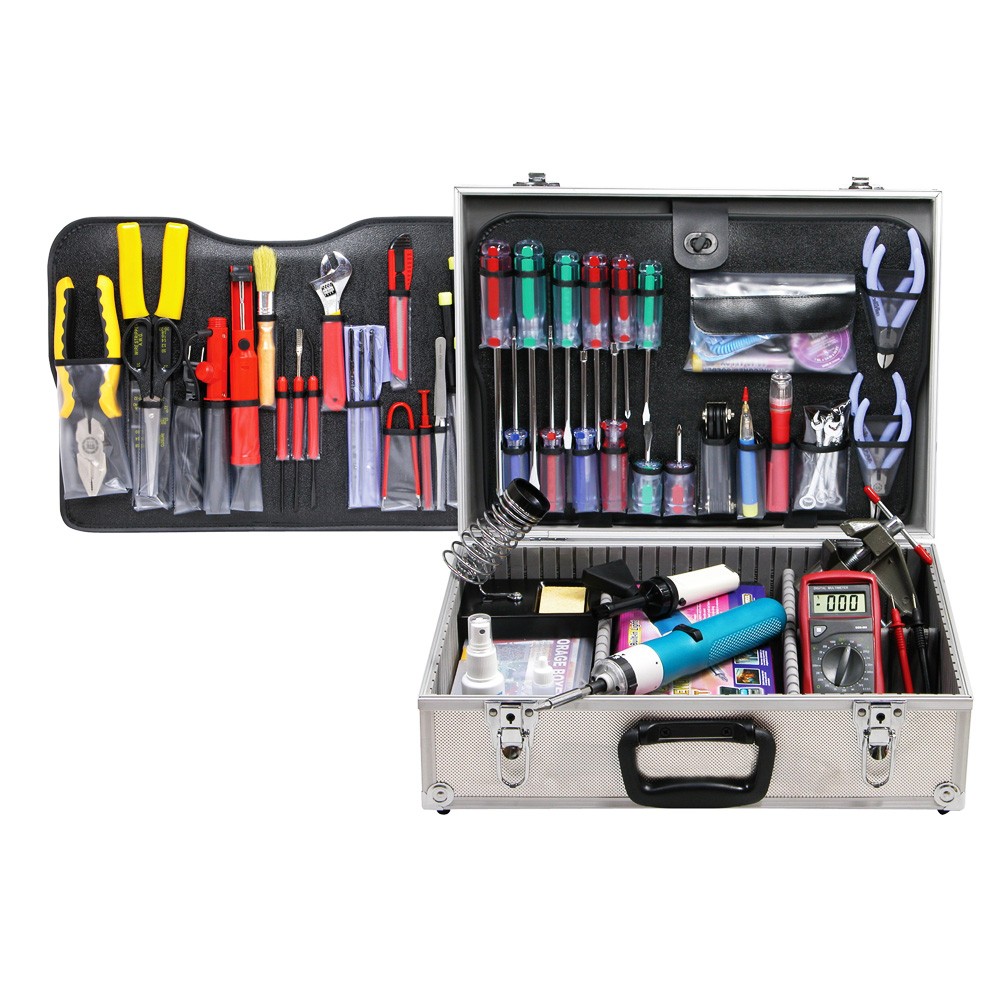 Tool Kit, 100Pc Master Technician Tool Kit - American Teledata Store