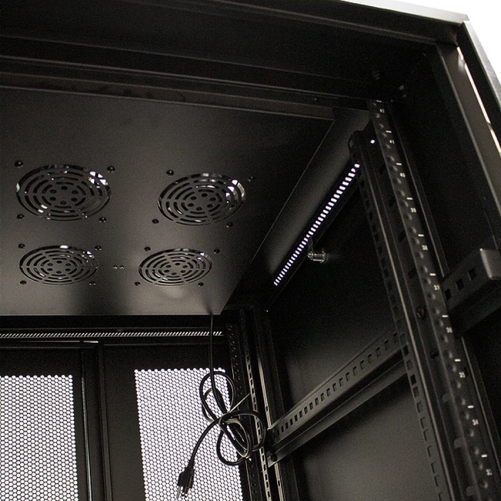 42U Server Rack Cabinet w/ Vented Front/Vented Split Rear Doors 40 ...